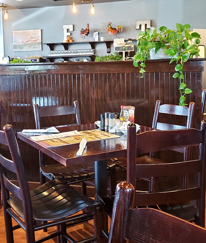 Cozy seating arrangements invite lingering conversations over coffee refills—the kind where you solve all the world's problems by noon.