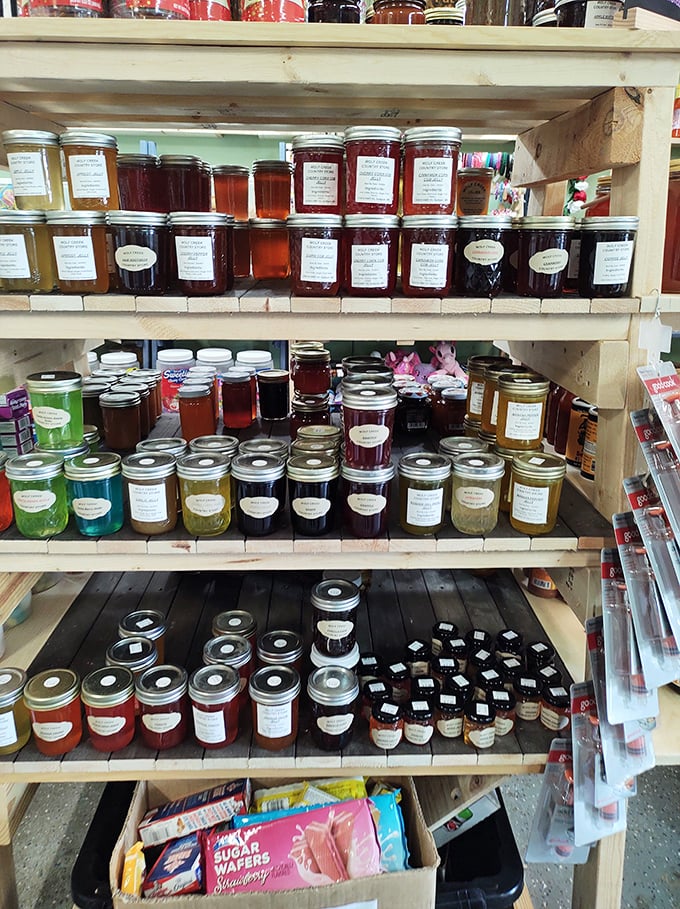 Homemade preserves in jewel-toned jars promise to transform ordinary toast into breakfast worthy of Southern royalty. Grandma would approve.