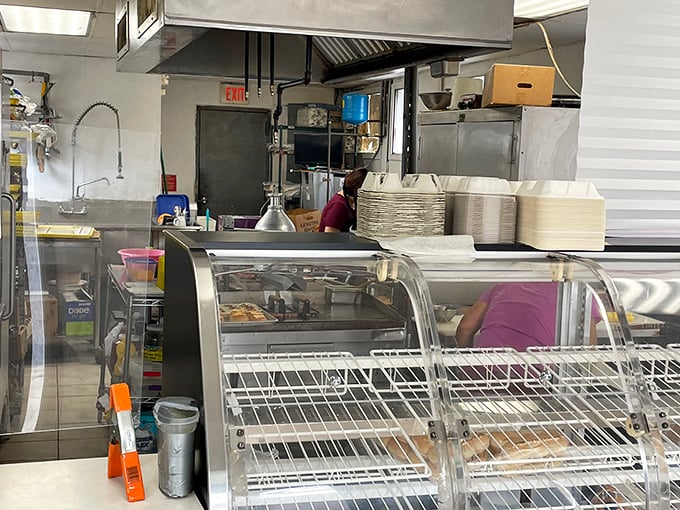 Where the magic happens—a glimpse into the kitchen sanctuary where ordinary dough transforms into extraordinary donuts.