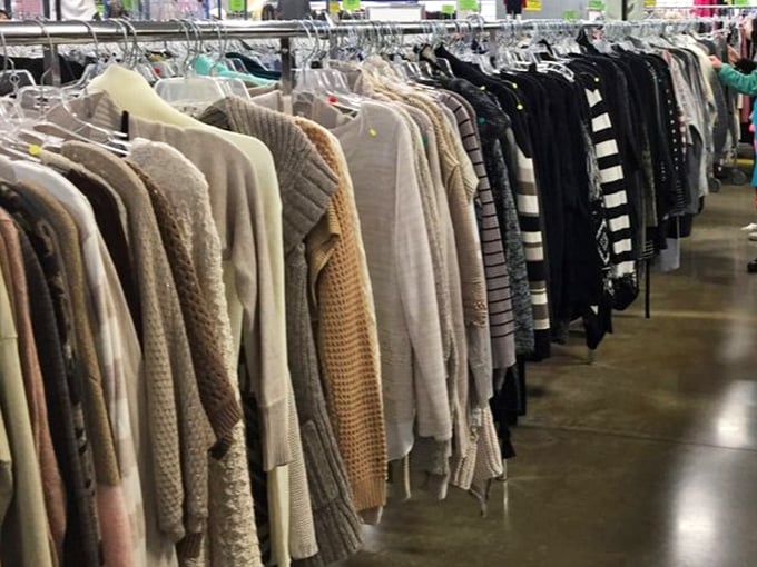 Sweater weather is always affordable here—this collection of knitwear ranges from subtle neutrals to "was this a joke gift?" bold patterns.