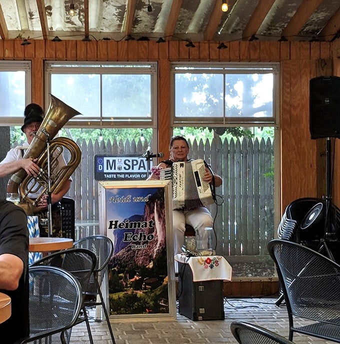 Live German music transforms your meal from dinner to experience. That tuba player deserves a medal—or at least another round of beer.
