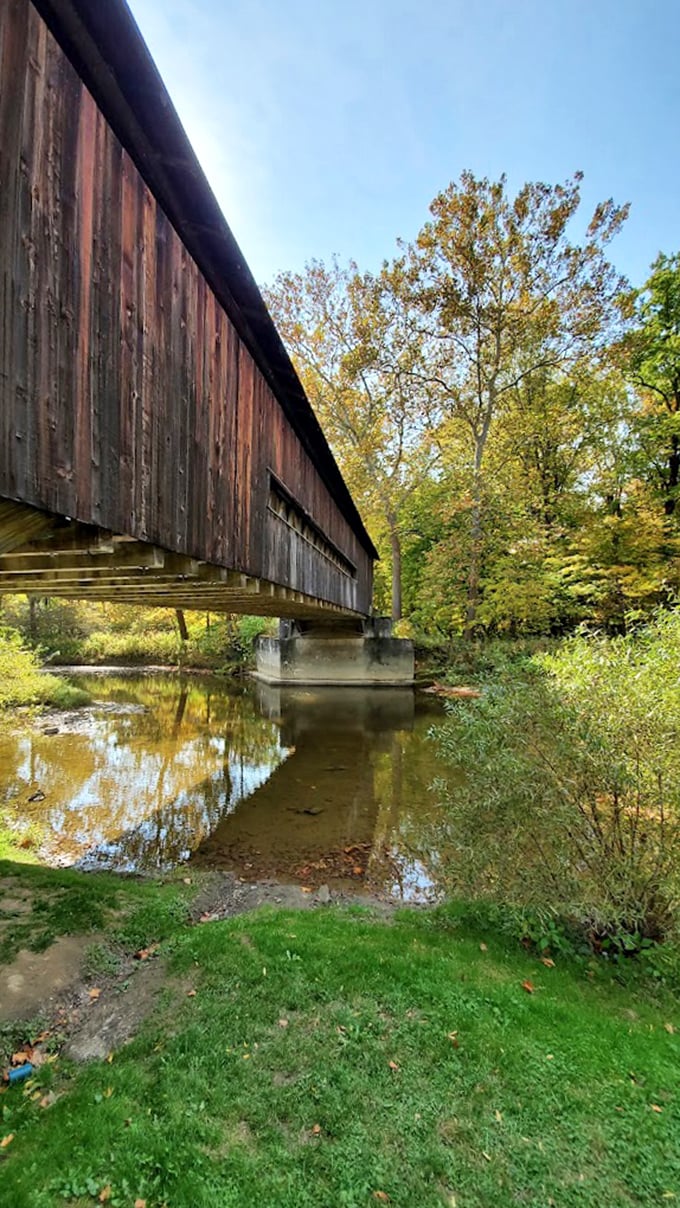 From this angle, you can almost hear the bridge whispering, "I've been here longer than your grandparents and I'm not going anywhere."