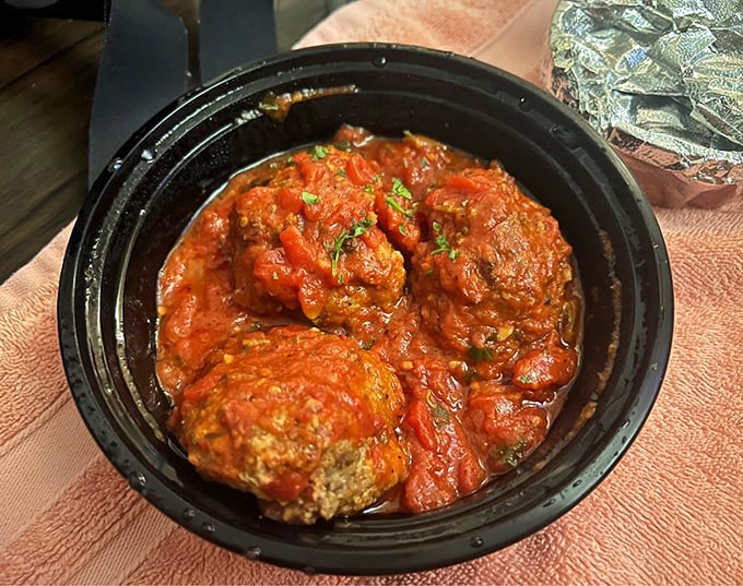 These aren't just meatballs—they're edible time machines transporting you straight to Sunday dinner at your Italian friend's house.