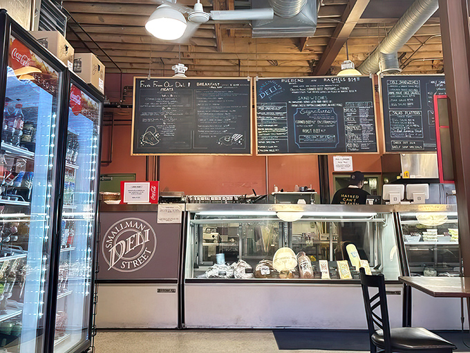Where sandwich dreams become reality. The ordering counter – a portal to a world where hunger goes to surrender.