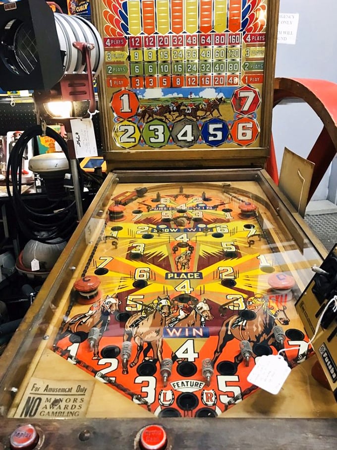 Before video games dominated entertainment, this horse racing pinball machine was the peak of interactive excitement. "For Amusement Only"—but what amusement!
