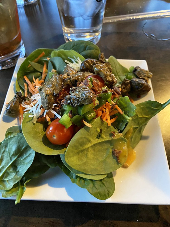 A salad this fresh and thoughtfully composed isn't just a side dish—it's nature's apology for making you eat vegetables.