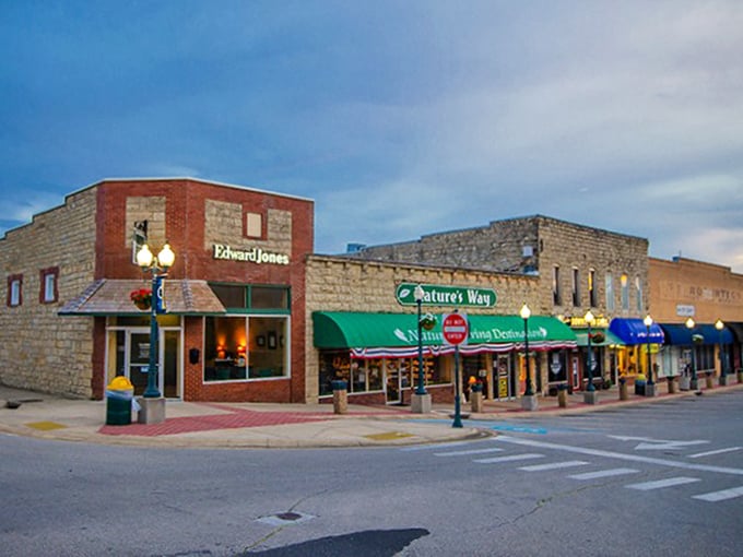 These storefronts have weathered decades of retail trends while keeping their architectural dignity intact.