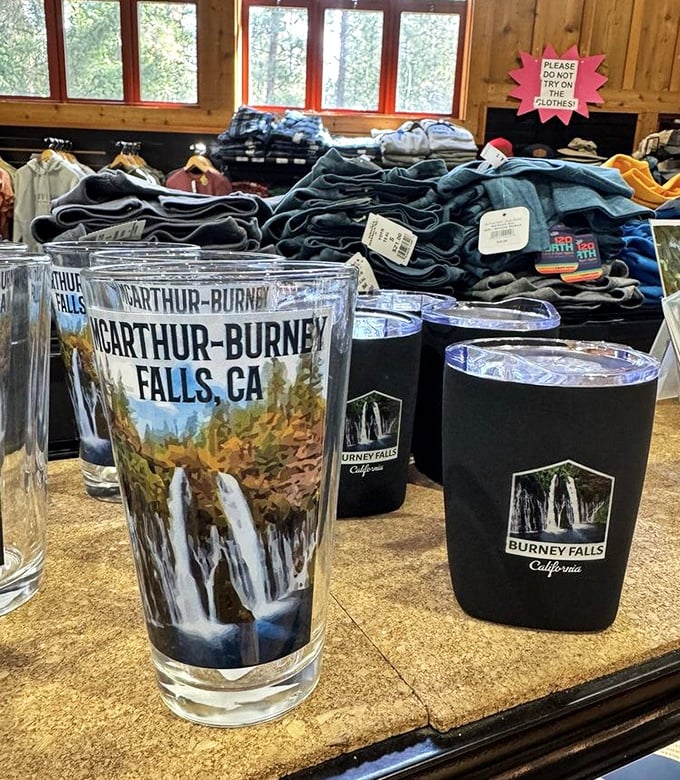 Take the memory home! The park's gift shop offers souvenirs that let you bring a taste of Burney Falls to your kitchen cupboard.