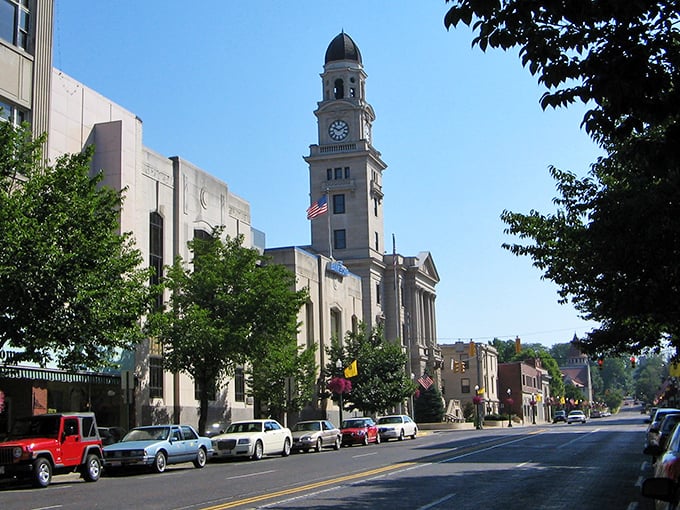 That clock tower isn't just keeping time—it's defining Marietta's skyline and reminding visitors that some landmarks never need a software update.