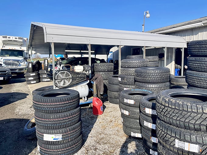 Tire kingdom – where rubber meets the road and savvy shoppers find deals that keep them rolling through Ohio's backroads.
