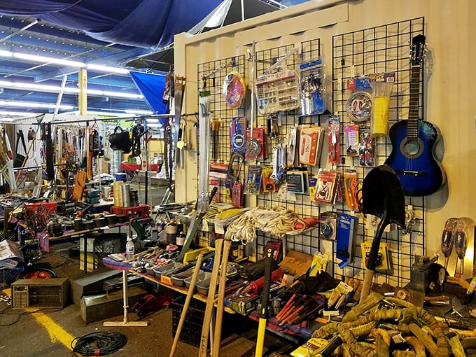 The handyman's treasure trove—where that oddly specific tool you need for that one peculiar job is hiding somewhere among the organized chaos.