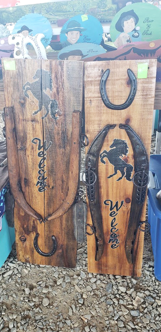 Together we have it all—both a decorative sentiment and the unofficial motto of this community marketplace where connections matter as much as commerce.