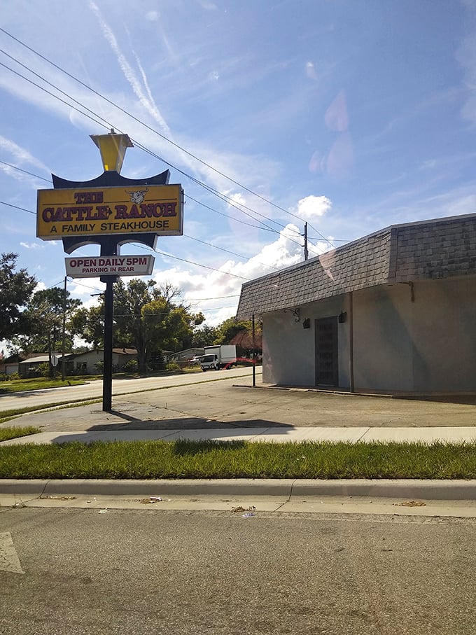 Cattle Ranch's unassuming exterior is like your favorite uncle's house – nothing fancy, just honest comfort and plenty to eat.