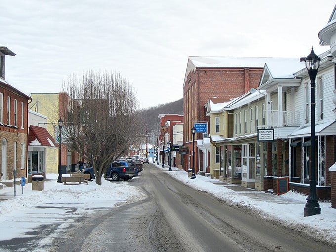 Keyser's snowy streets transform into winter wonderland postcards that make city folks downright envious.