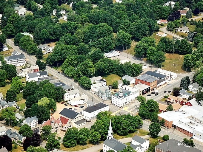 North Brookfield's church steeple reaches skyward, much like your savings potential in this affordable Massachusetts gem.