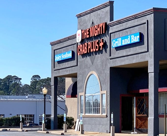 Bold signage promises bold flavors – and this highway haven absolutely delivers on both.