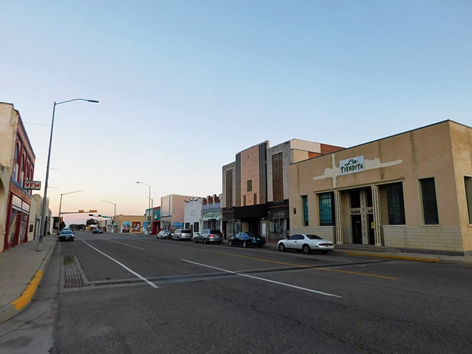 Tucumcari's vintage motel signs glow with Route 66 nostalgia that makes every sunset feel like a classic movie scene.