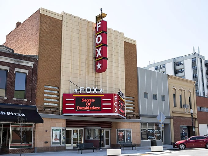 Atchison's Fox Theatre stands as a beacon of entertainment, proving small towns know how to have fun.