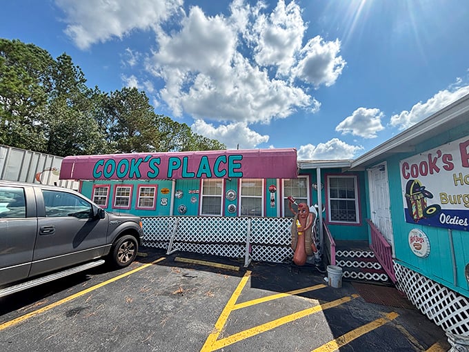 When your restaurant looks this fun, you know the food inside matches that same spirit of pure enjoyment.
