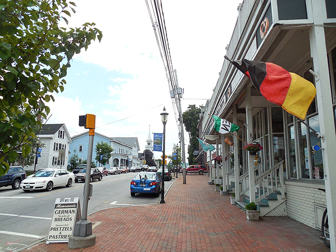 Clock tower majesty rises above downtown streets like a gentle reminder that good things take time.
