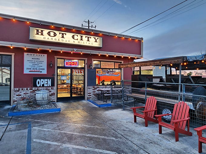 As the sun sets, Hot City Barbecue glows with promise – the perfect Central Valley oasis for BBQ lovers.