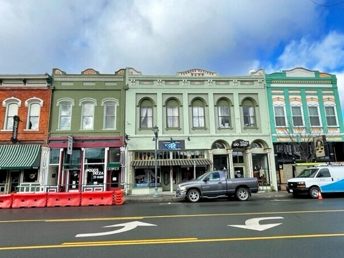 These historic buildings in Lakeport house local businesses where your retirement dollars support neighbors, not corporations.