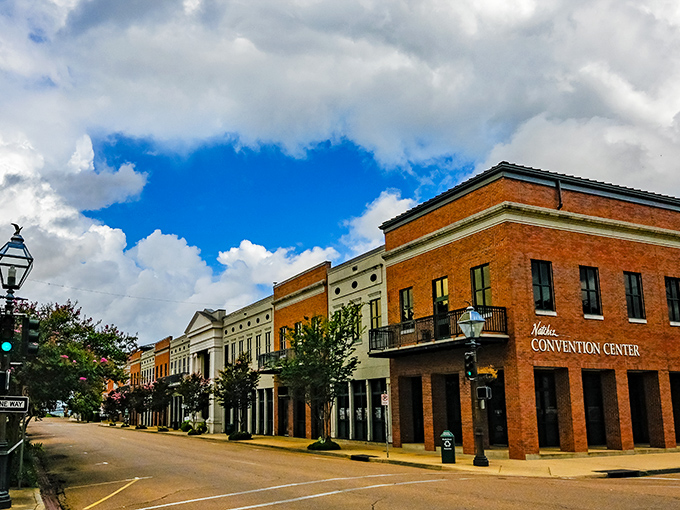 These stately buildings stand as monuments to a town that values both history and community.