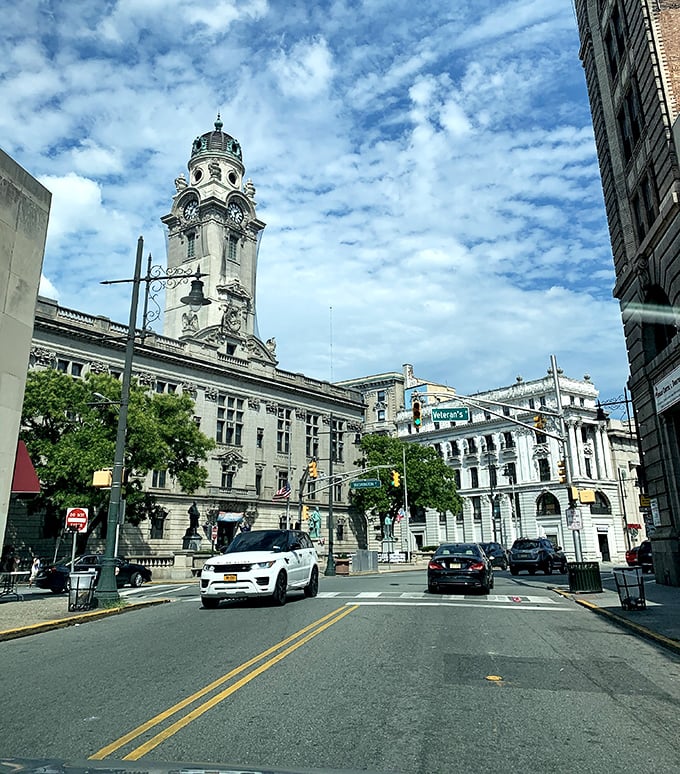 Historic architecture defines Paterson's downtown, proving urban living doesn't require selling your soul to pay the rent.