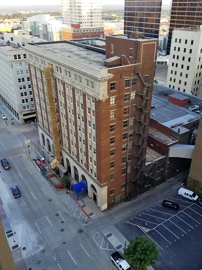 Modern architecture in downtown Tulsa creates an impressive backdrop for city living that remains within reach of Social Security budgets.