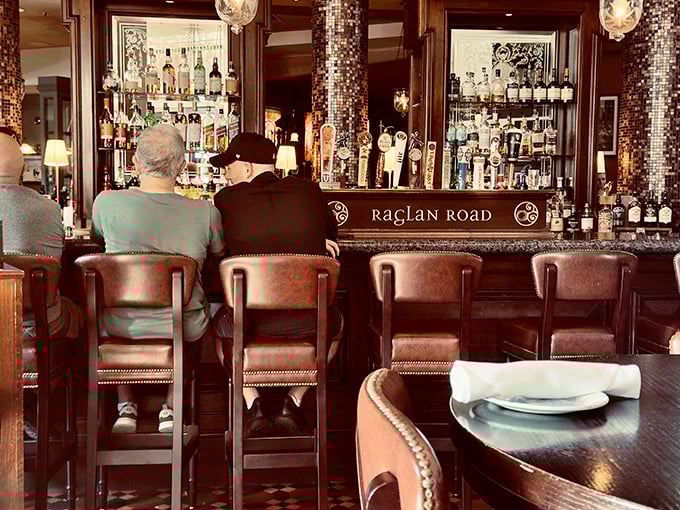 The bar isn't just where drinks are served; it's a stage where liquid artistry meets Irish hospitality, one perfect pour at a time.