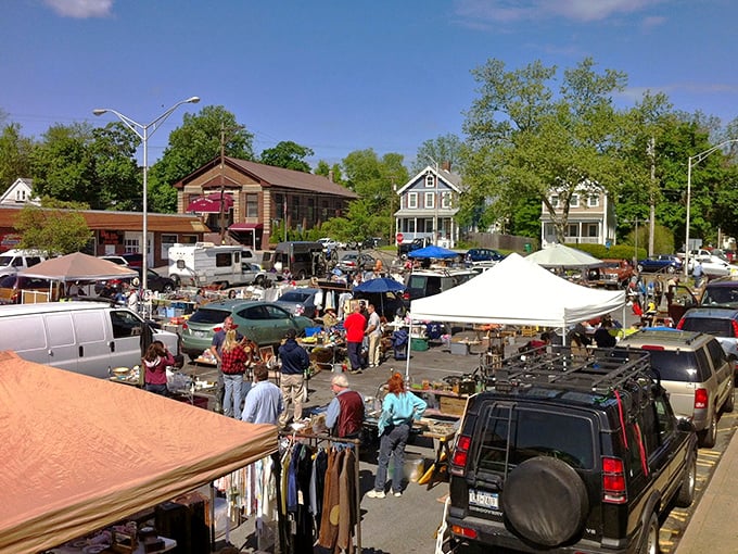 Beacon's flea market offers treasure hunting without the Florida humidity—where one person's downsizing becomes another's perfect accent piece.