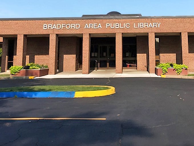 Bradford Area Public Library stands ready to offer endless entertainment, knowledge, and air conditioning—all completely free to anyone who walks through.