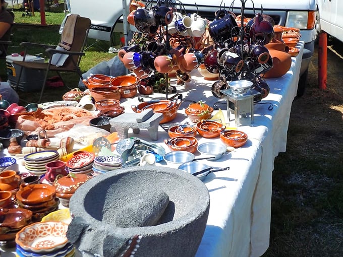 Handcrafted pottery and that imposing stone mortar—kitchen implements that would make your grandmother nod with approval and your Instagram followers swoon.