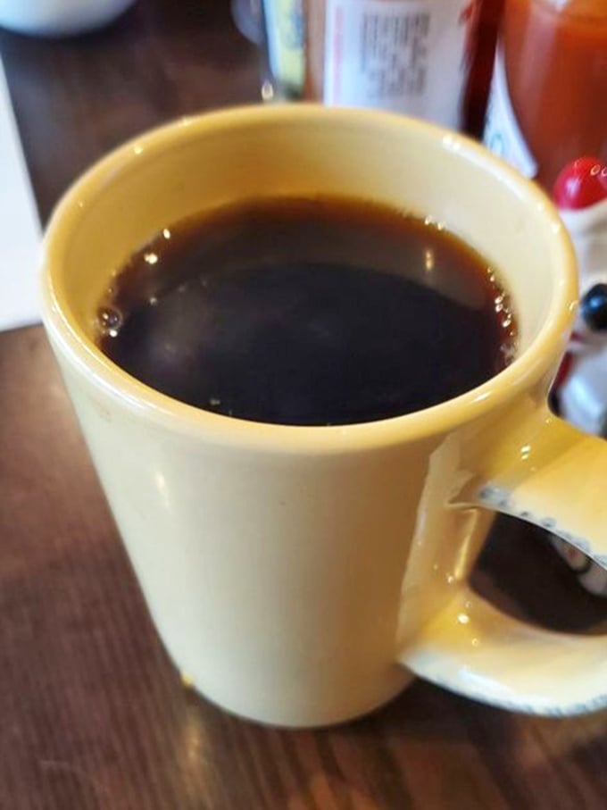 Coffee so inviting, it practically whispers "good morning" before you even take that first perfect sip.