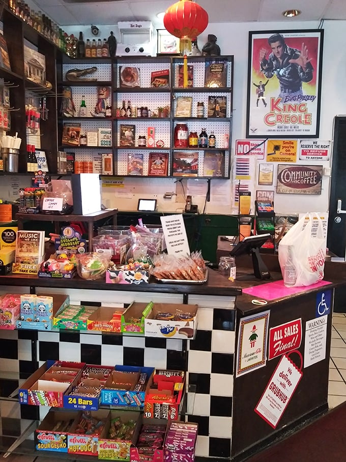 Part grocery, part time machine—the counter area stocks authentic New Orleans products that let you take the magic home, minus the beads and parade.