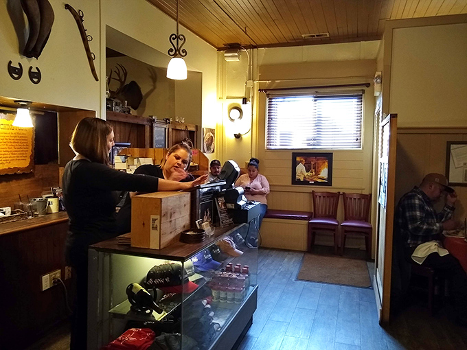 At the counter, friendly faces welcome regulars and first-timers alike to this temple of traditional California barbecue.