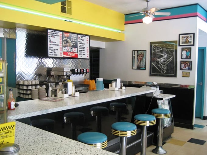 Classic counter service with those spinning stools that make you feel like you're eight years old again—in the best way.