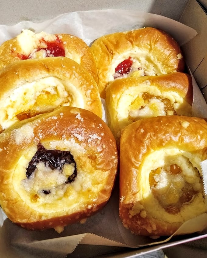 These cream cheese kolaches aren't just breakfast—they're edible sunshine with fruit centers that brighten even the cloudiest Texas morning.