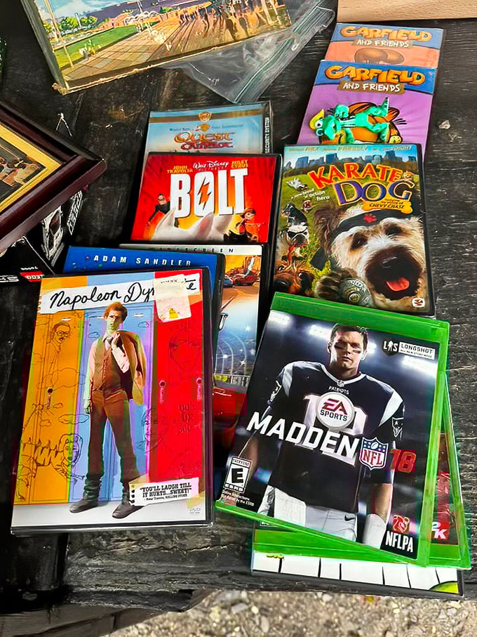 The DVD section: where forgotten films and yesterday's gaming hits await their second act in someone's entertainment center.