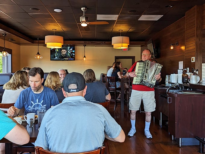 Live accordion music? Now that's a restaurant that isn't afraid to embrace its personality. The players' enthusiasm is as genuine as the food.