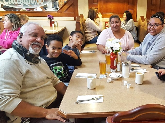 The true heart of any diner is its people—families gathering to share meals, stories, and the simple joy of being together over good food.