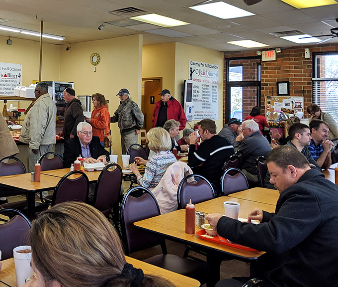 When a restaurant is this packed before noon, you know you've found the real deal—a cross-section of Greenville united by the universal language of good food.