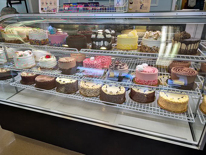 The display case of temptation—where willpower goes to die and happiness begins. Choose your fighter from this sweet arsenal.