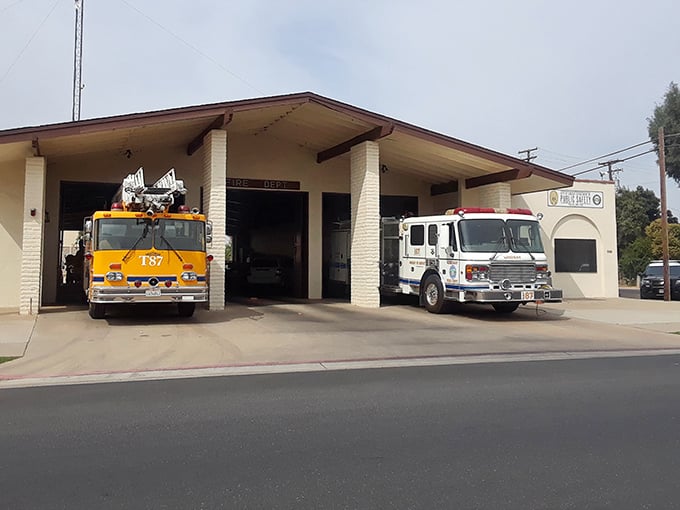 The Fire Department stands ready with equipment that reminds us some heroes still drive trucks cooler than anything in the Fast and Furious franchise.