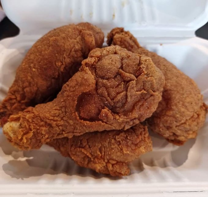 These drumsticks aren't just fried—they're transformed. The kind of crispy exterior that makes a satisfying crunch heard 'round the world.