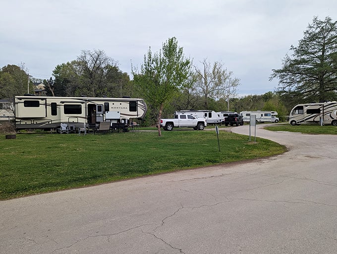 Hermann's City Park RV Campground provides a convenient base for exploring wine country, where comfort meets adventure for road-tripping enthusiasts.