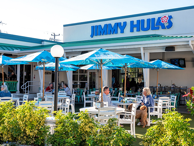 Jimmy Hula's outdoor seating embodies Florida dining—casual enough for flip-flops but with seafood good enough to make you close your eyes while eating.