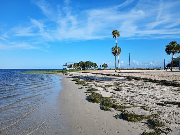 Keaton Beach offers Gulf waters without Gulf prices—where gentle waves meet sandy shores and not a single high-rise blocks your sunset view.