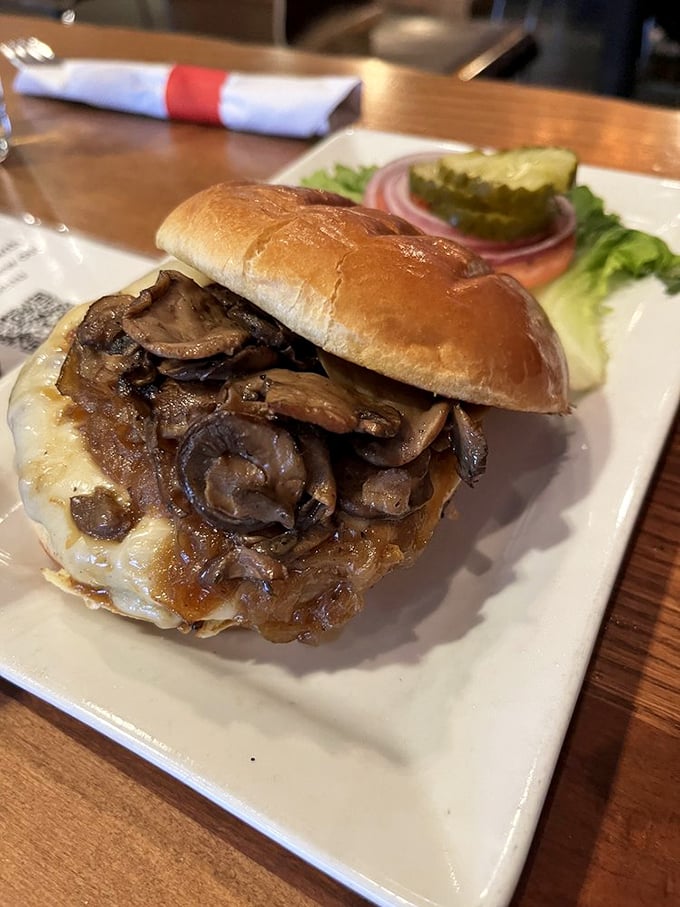 The Magic Mushroom Burger lives up to its name—a fungi festival that might not cause hallucinations but will definitely induce food euphoria.