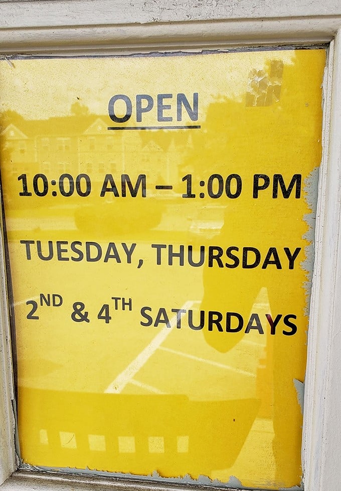 The limited hours create a sense of urgency – miss that second Saturday, and who knows what treasures will disappear before the fourth rolls around.